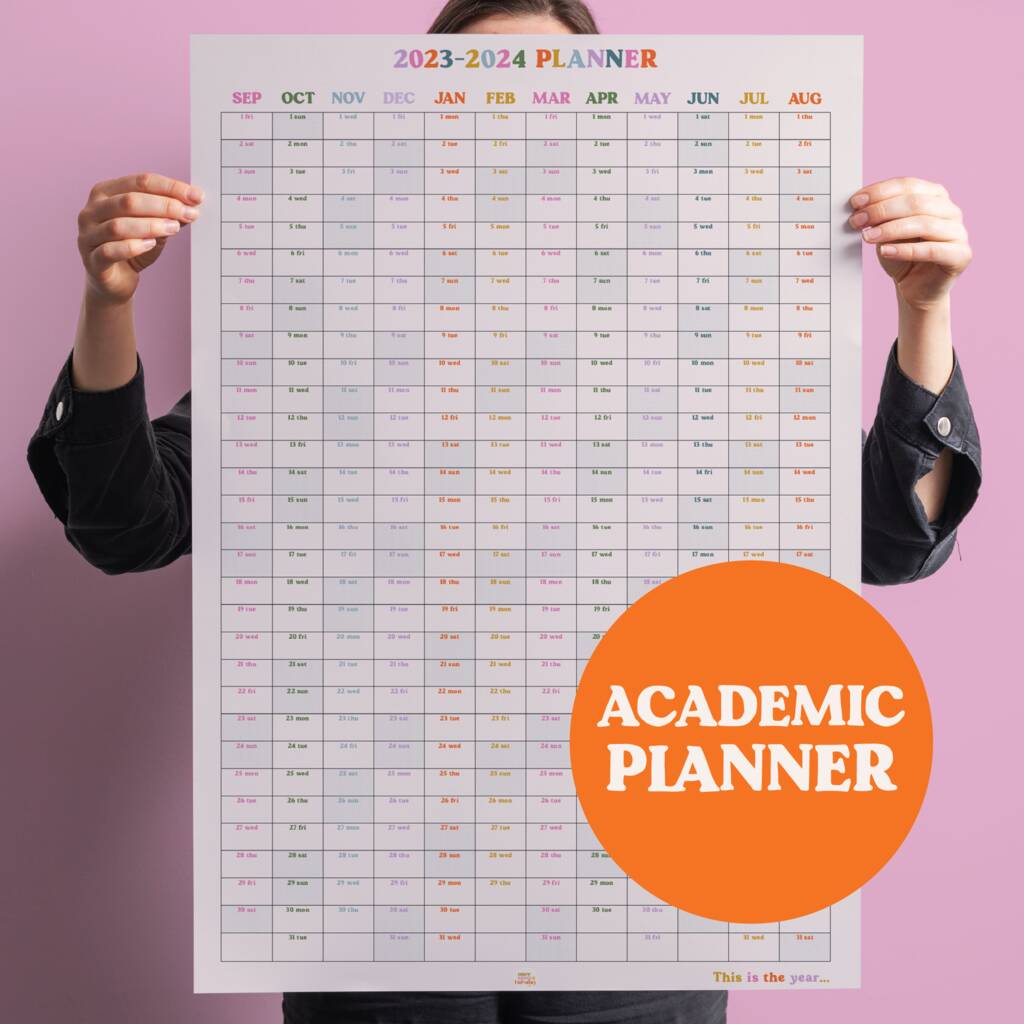23 24 Academic Planner | Portrait | This Is The Year By Once Upon a ...