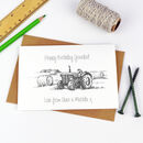 Personalised Grandad Tractor Card By Andrea Fays | notonthehighstreet.com