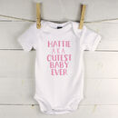 Personalised Name Baby Grow With Star By Lovetree Design ...