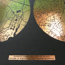 Personalised Double Circle Landscape Map Print By Coral & Moss ...