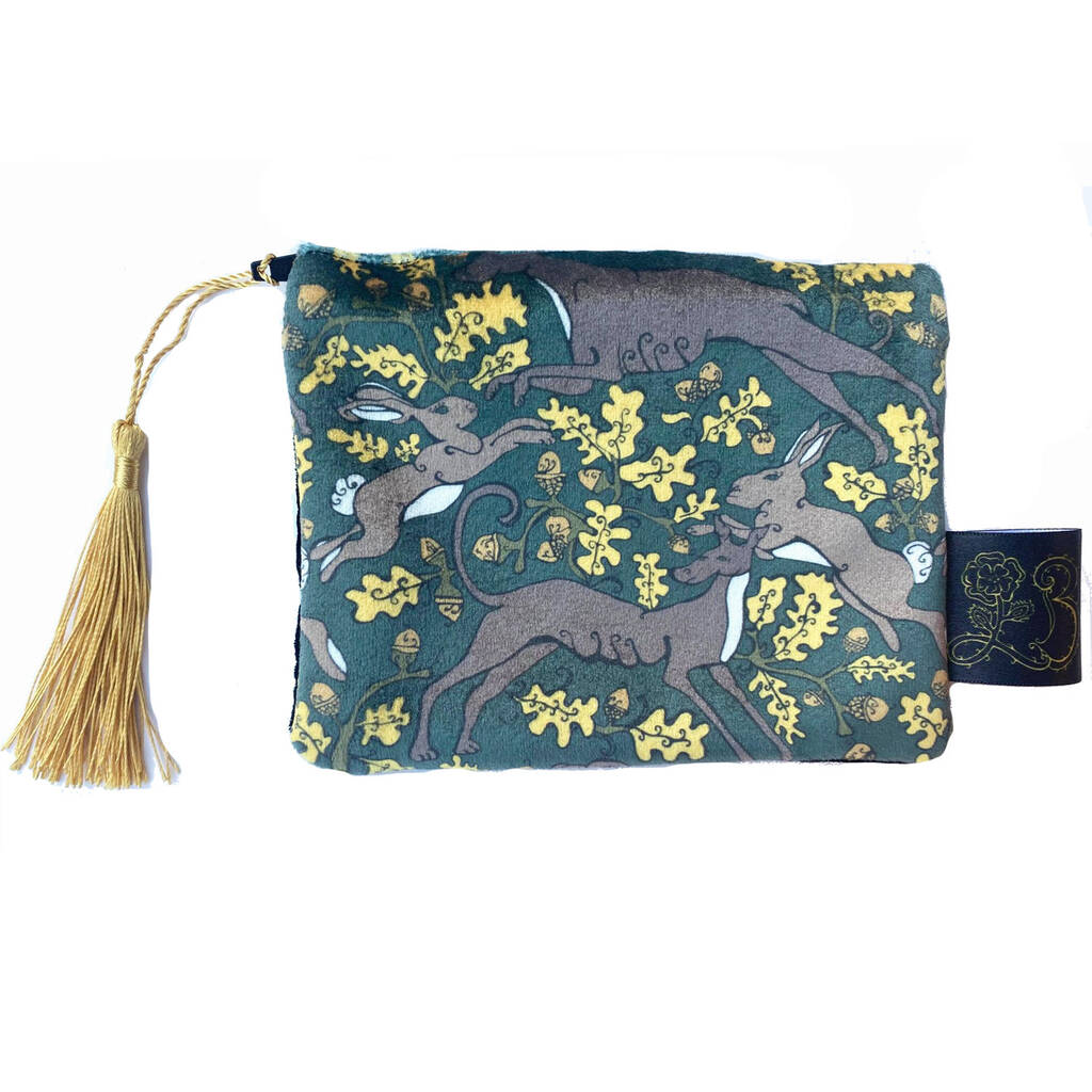 The Rabbit And Whippet Jewel Coin Purse By Laura B Interiors ...