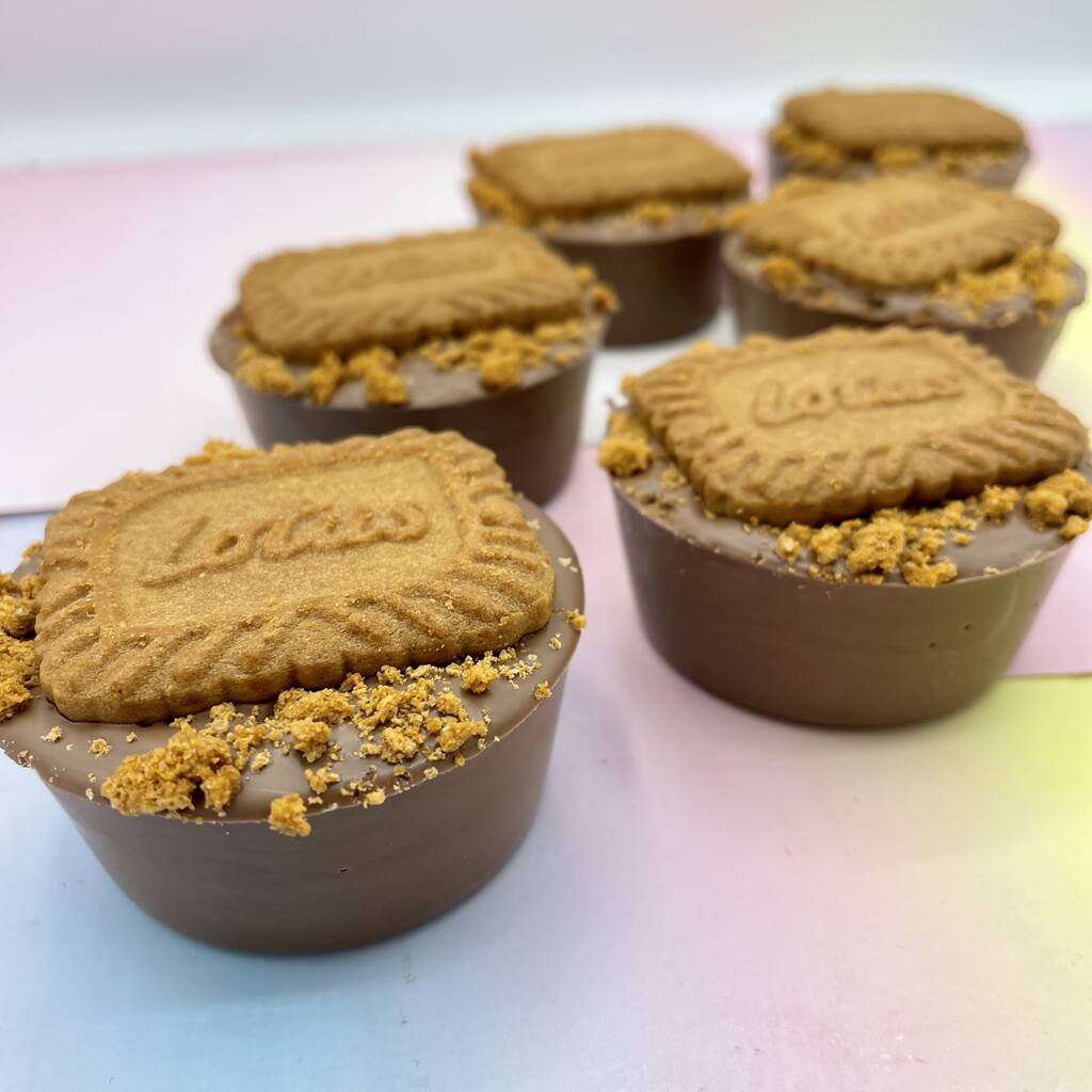 Lotus Biscoff Chocolate Cup By Choc Til You Drop | notonthehighstreet.com