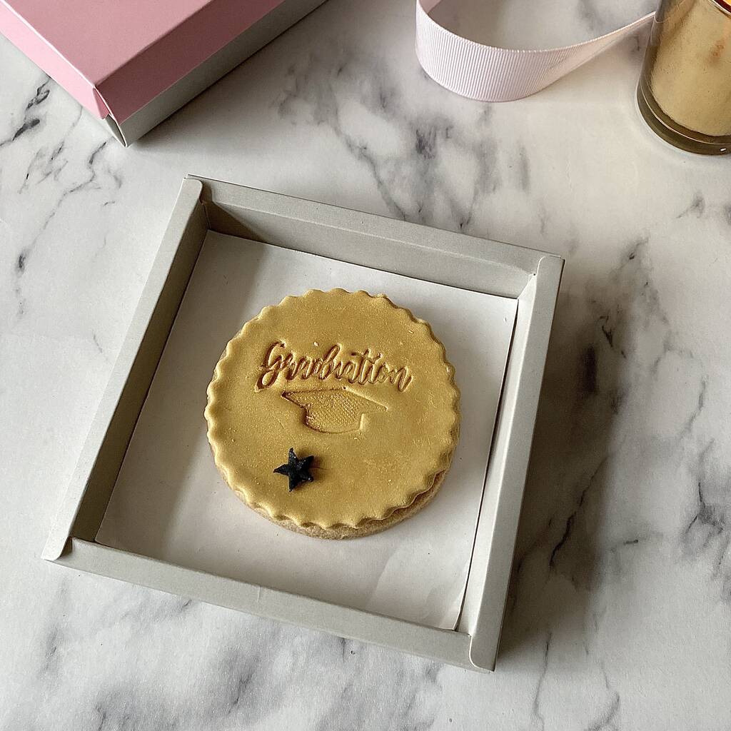 Graduation Personalised Letterbox Vanilla Cookie By La Mira Sweet ...