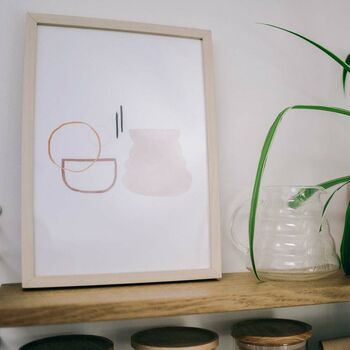 Abstract 'coffee Morning' Art Print By Sincerely May ...