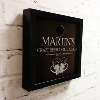 Personalised Beer Cap Collection Box By Perfect Personalised Gifts ...