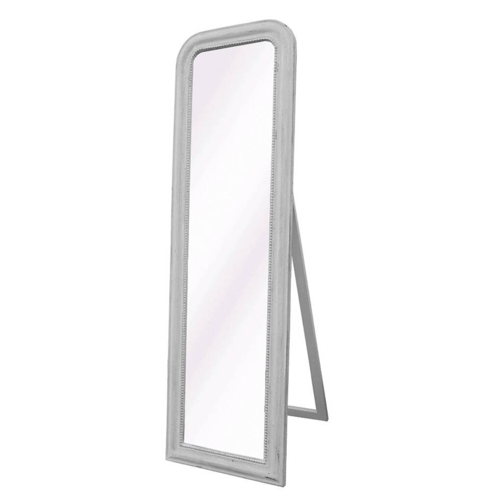 Soft Grey Vintage Style Floor Standing Mirror By The Best Room
