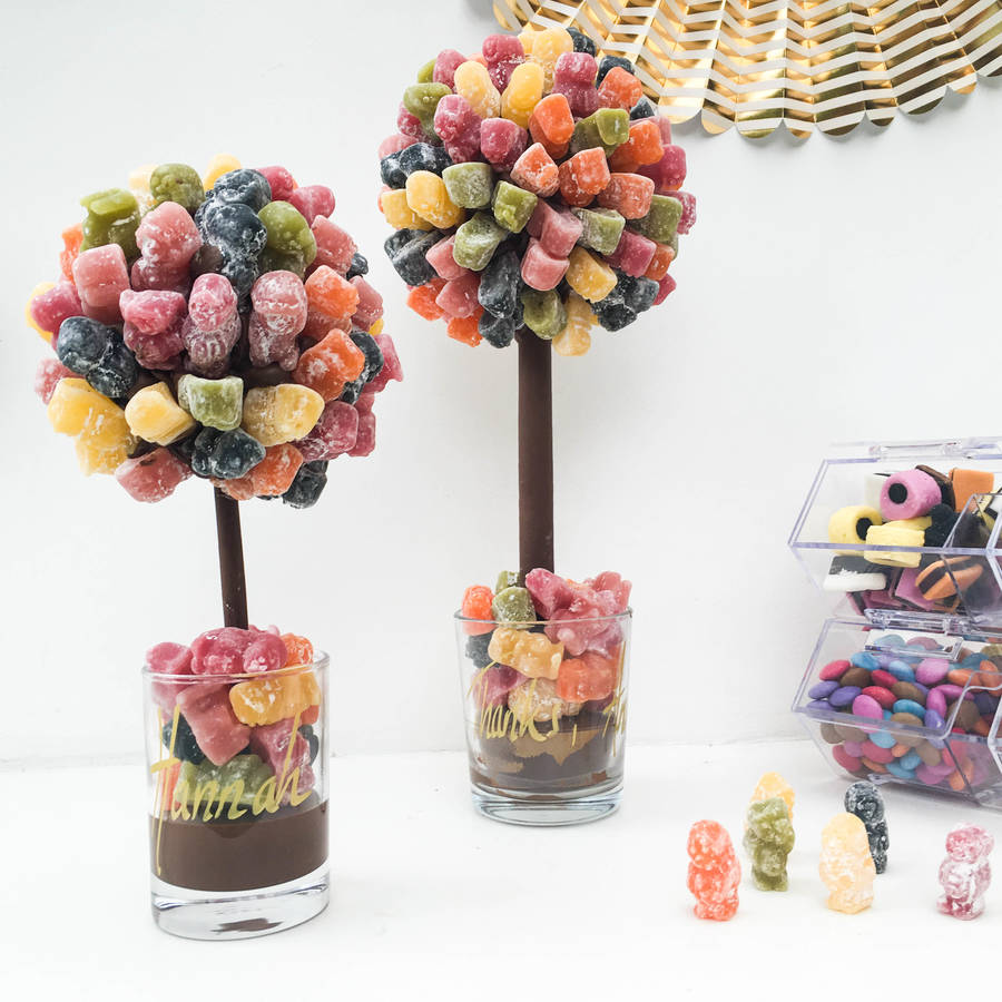 personalised jelly baby sweet tree by sweet trees | notonthehighstreet.com