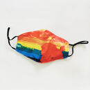 Rainbow Print Fabric Face Mask By Lagom | notonthehighstreet.com