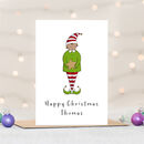 Personalised Christmas Elf Card By Slice Of Pie Designs ...