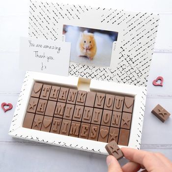 chocolate thank you gift by morse toad | notonthehighstreet.com
