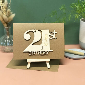 Personalised 21st Birthday Card By Hickory Dickory Designs ...