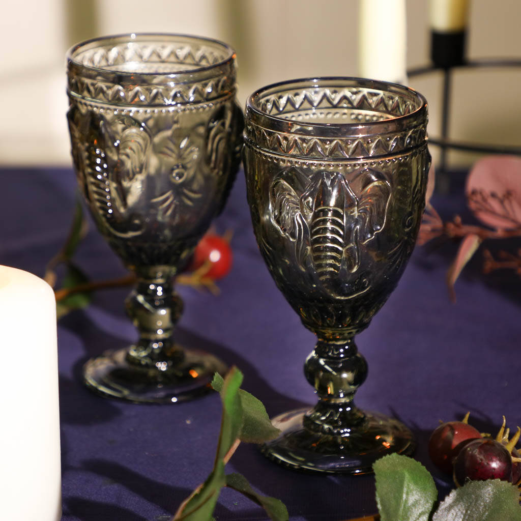 Witch's Brew Halloween Wine Goblets By Dibor | notonthehighstreet.com