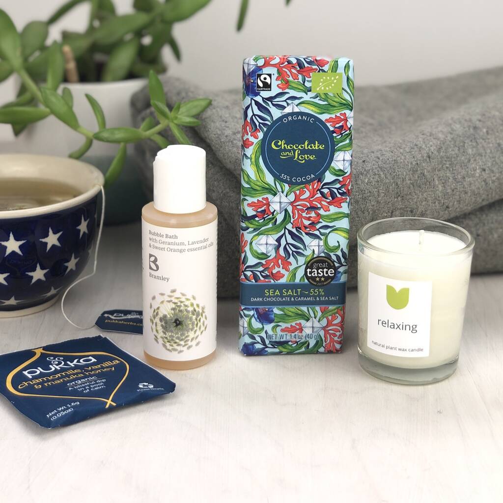 Relaxing Natural Gift Set By Green Tulip | notonthehighstreet.com