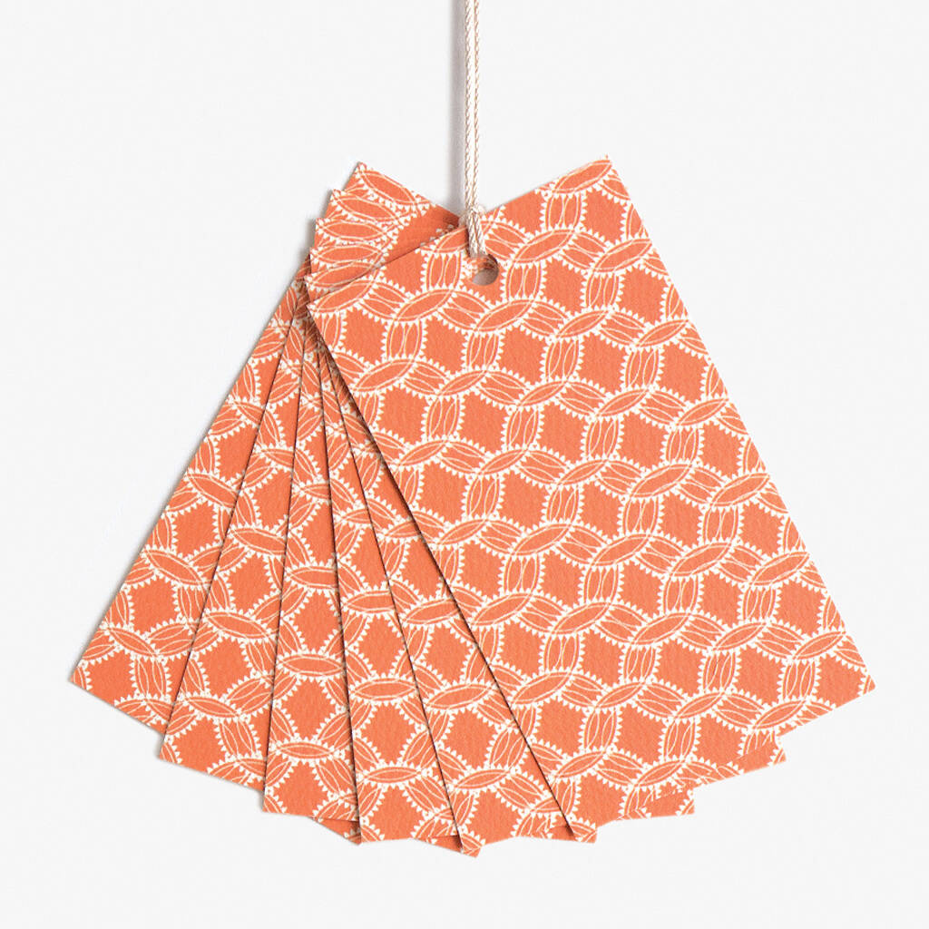 Tile Orange Gift Tags By MEMO