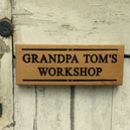 Engraved Oak Personalised Sign By Winning Works | notonthehighstreet.com