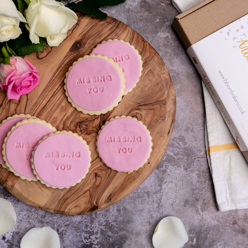 Iced Miss You Biscuits By The Biskery