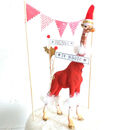 Personalised Party Animal Giraffe Cake Toppers By Zippitysstudio ...