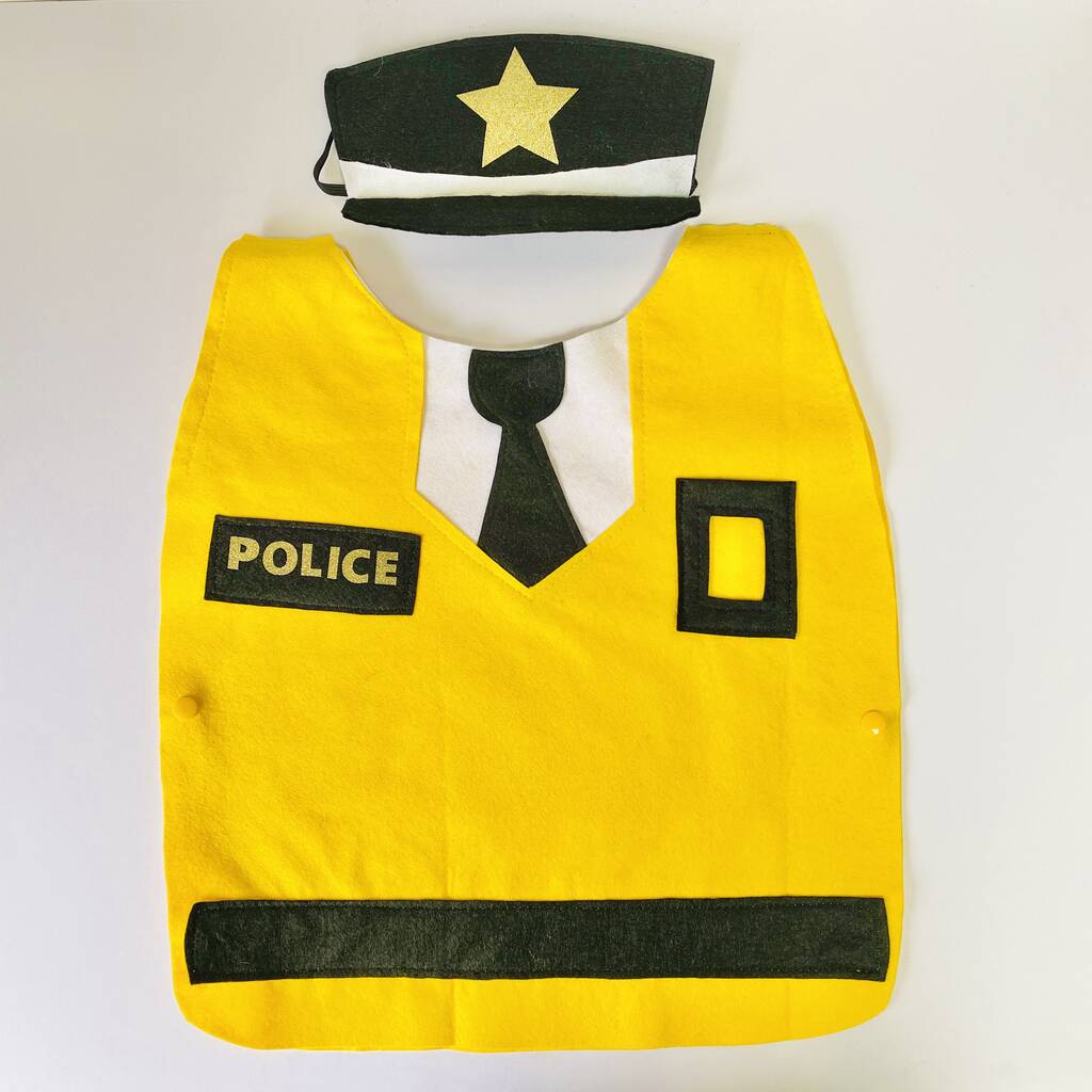 Personalised Role Play Police Officer Costume By Robin's Bobbins