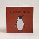 'congratulations' Penguin Greeting Card By Lil3birdy ...