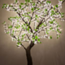 Medium 2m Illuminated Led Tree Mid White With Leaves By Enchanted Trees ...