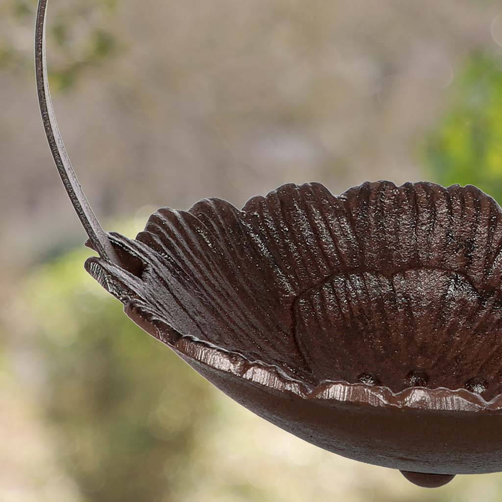 Personalised Iron Heart Garden Flower Bird Dish By Dibor ...