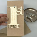 Personalised First Home Card By Hickory Dickory Designs ...