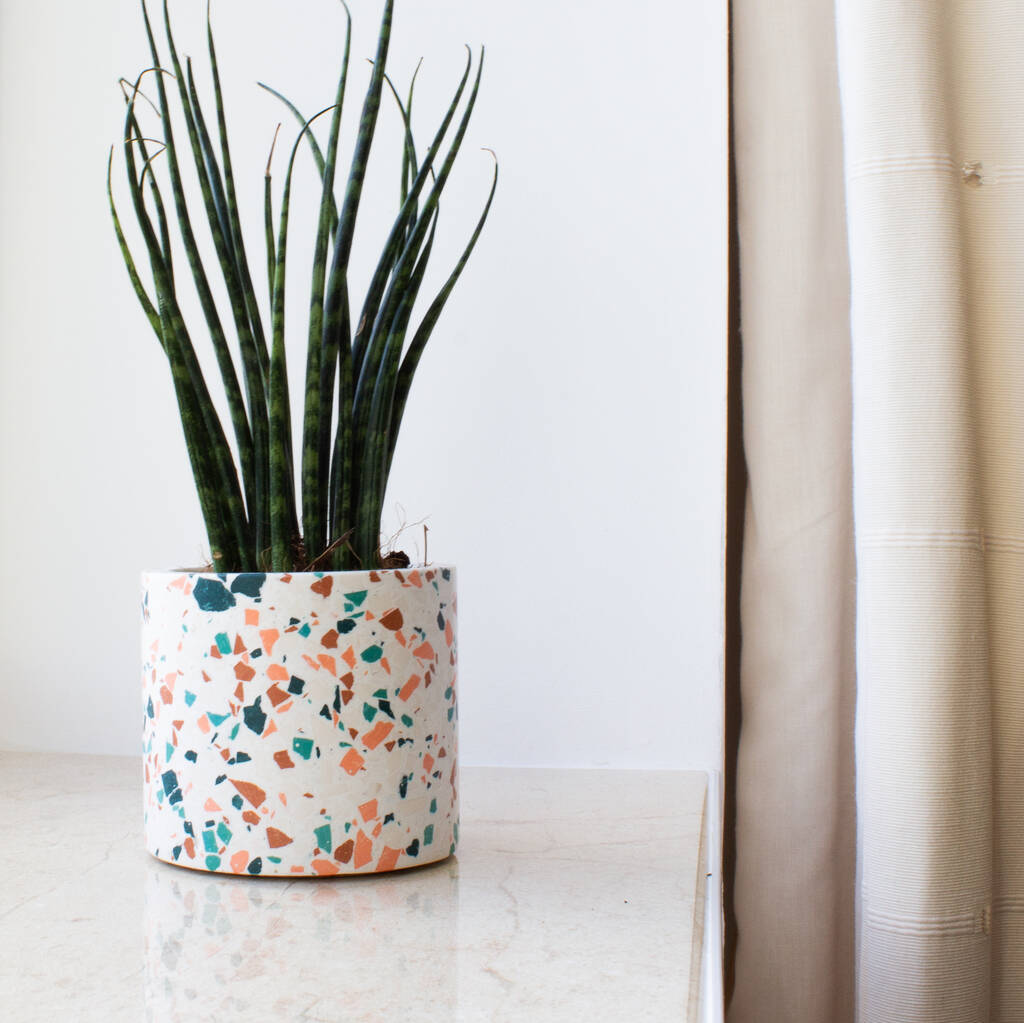 Classic Handmade Terrazzo Indoor Plant Pot By Slow Make Studio ...