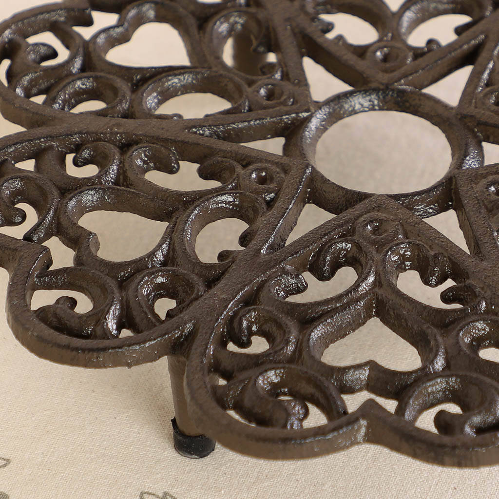 Cast Iron 6th Anniversary Heart Trivet By Dibor | notonthehighstreet.com