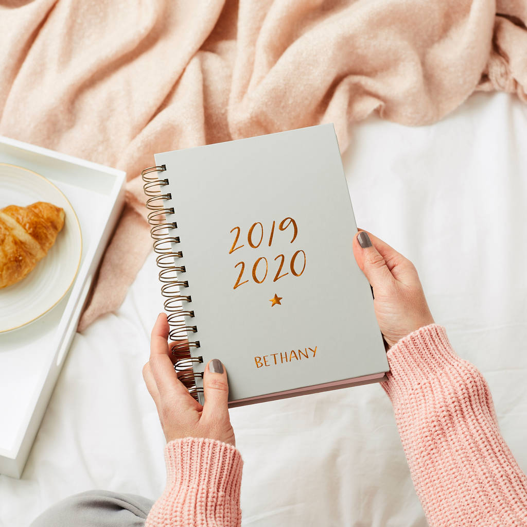 personalised script 2019/20 mid year diary by martha brook ...