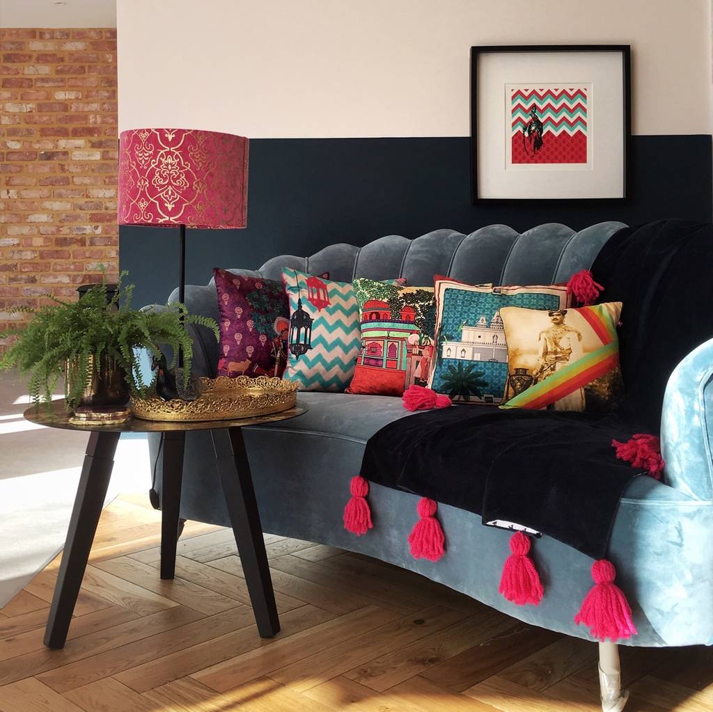 Luscious Velvet Throw By Plum Chutney | notonthehighstreet.com
