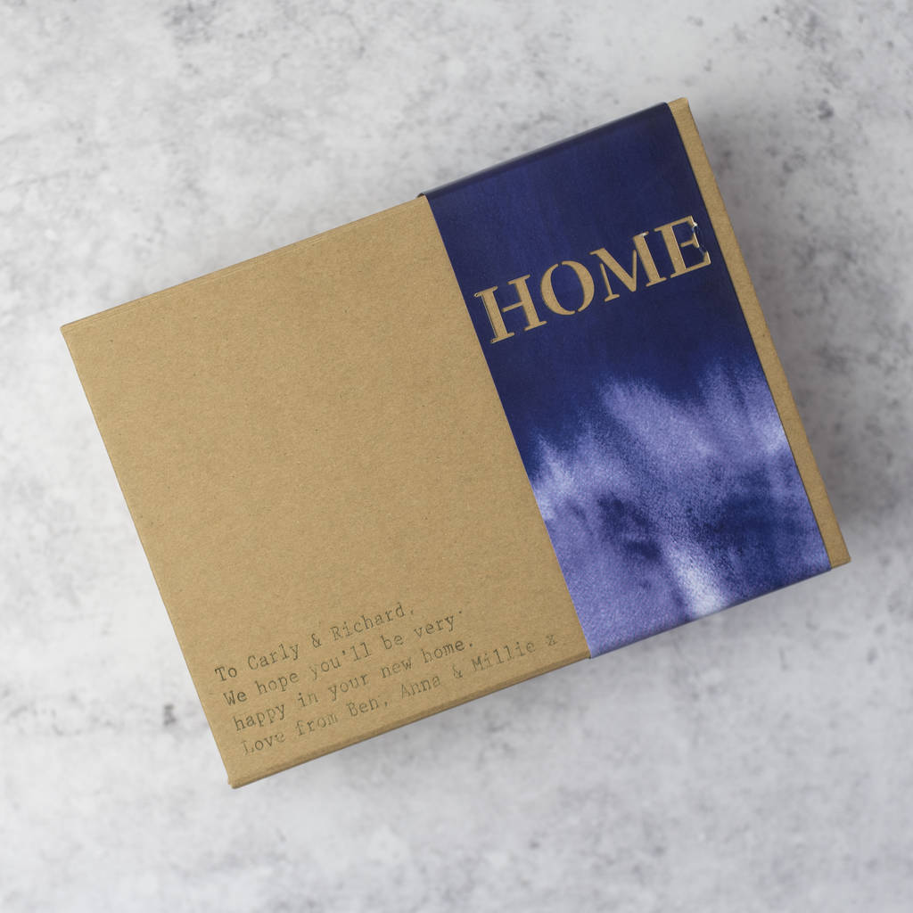 Personalised New Home Gift Box By Fora Creative | notonthehighstreet.com