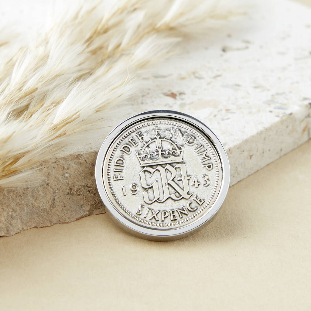 80th Birthday 1943 Sixpence Keepsake Coin Token By Ellie Ellie ...