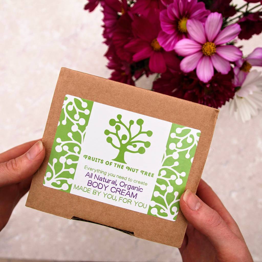 make your own natural, chemical free body cream by fruits of the nut ...