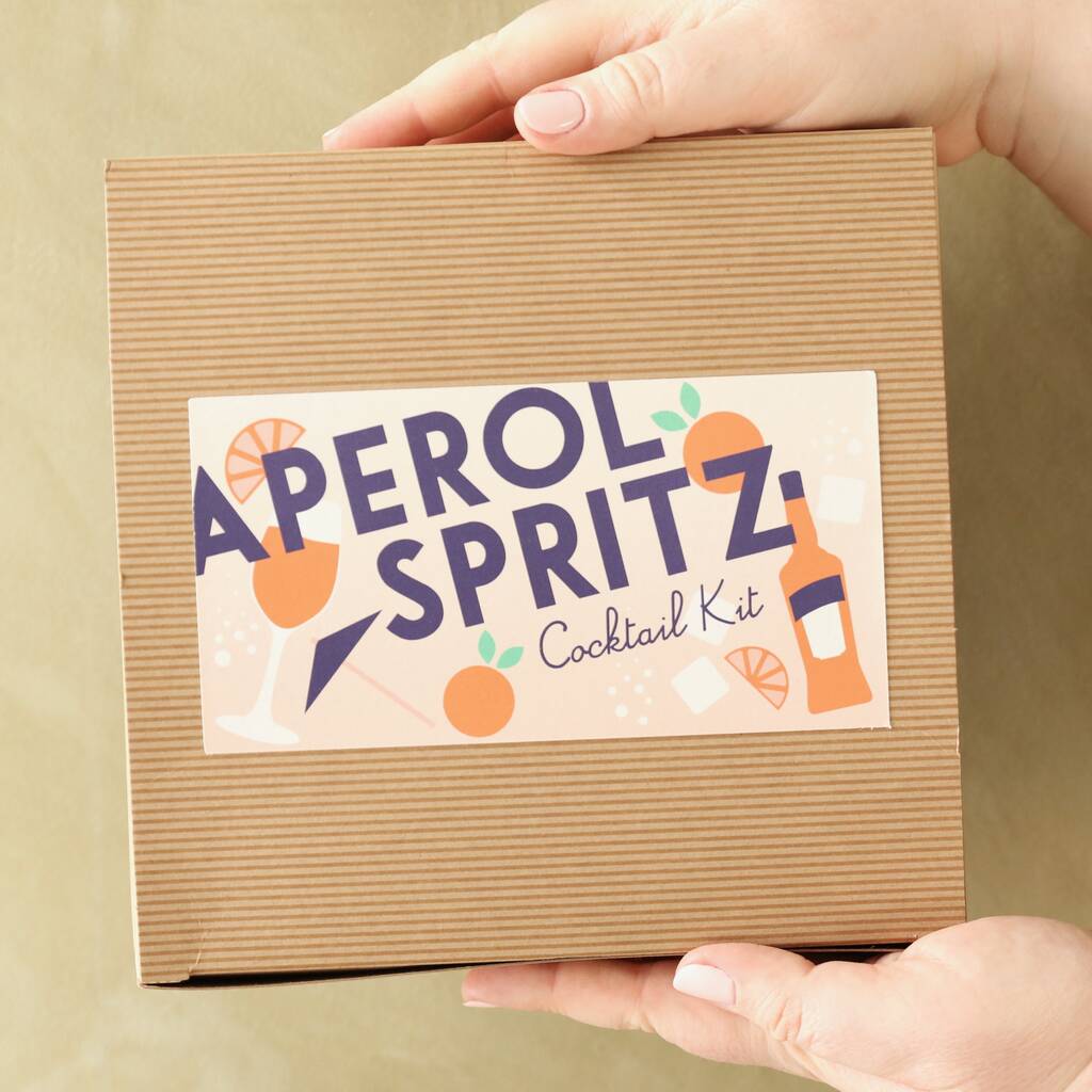 Aperol Spritz Cocktail Kit By Lisa Angel | notonthehighstreet.com