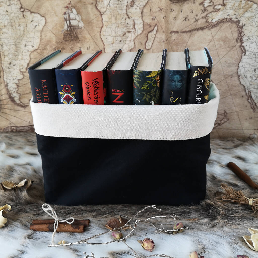 Book Lover Book Basket By The Best Of Me Designs | notonthehighstreet.com