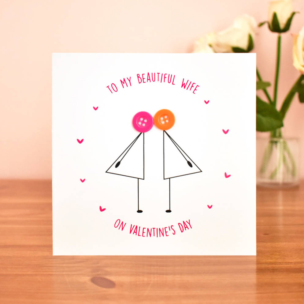 kissing couple anniversary card by mrs l cards | notonthehighstreet.com