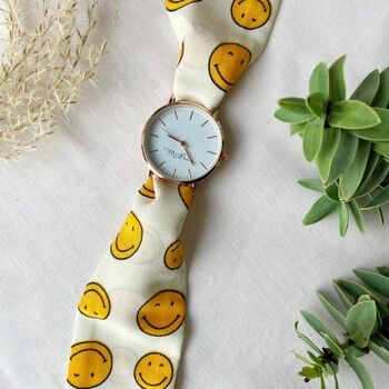 Boho Smiley Changeable Strap Wrist Watch For Women By The Colourful ...