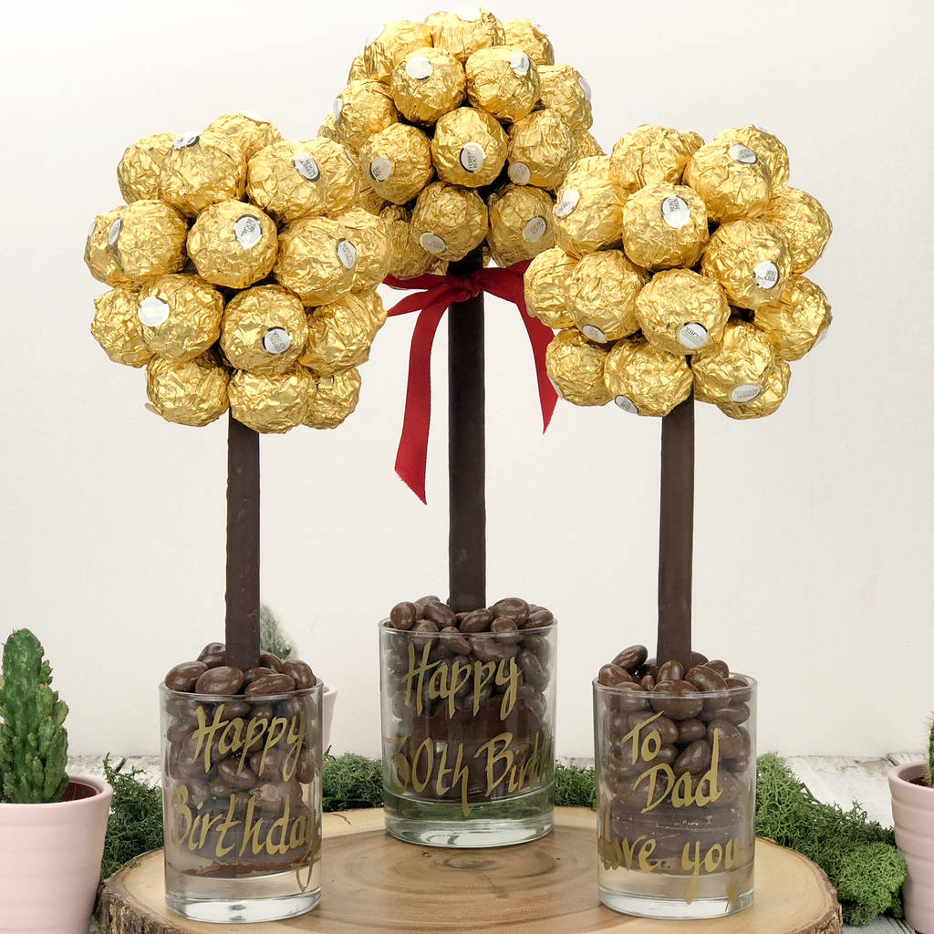 personalised ferrero rocher® sweet tree by sweet trees ...