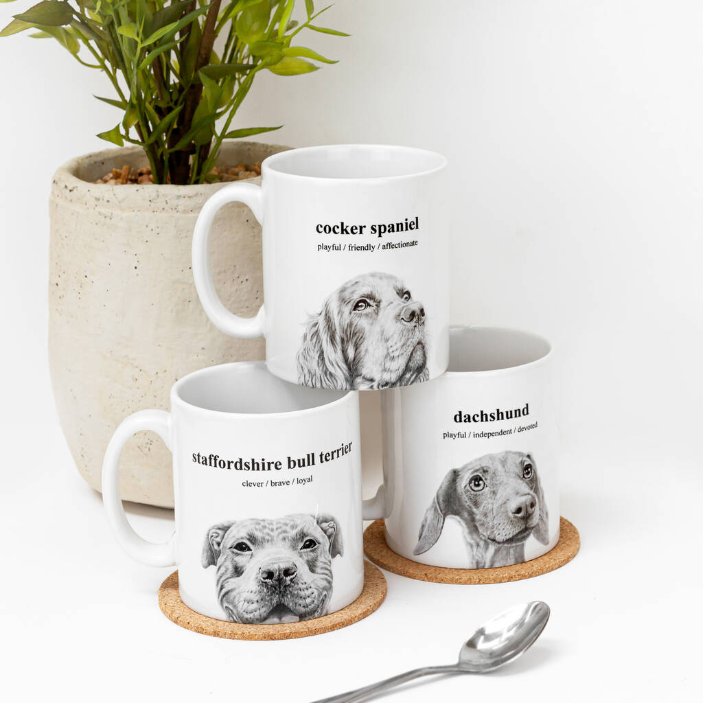 Funny Cockapoo Dog Illustration Mug By Coulson Macleod ...