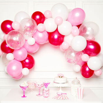 Pink Balloon Arch Kit By Little Lulubel | notonthehighstreet.com