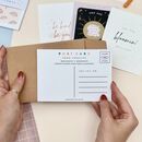 Pack Of Six Positive Postcards By Rodo Creative | notonthehighstreet.com