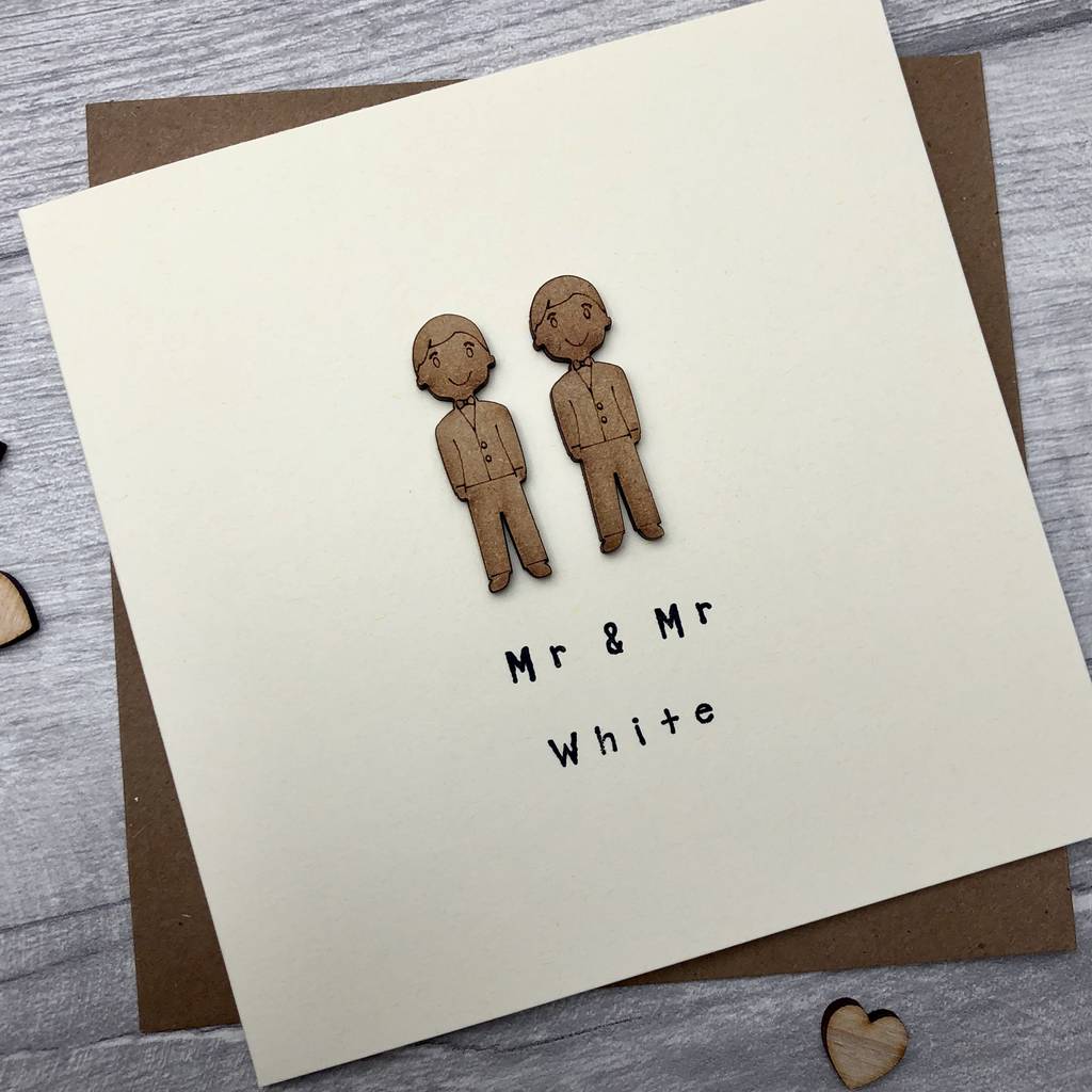 Personalised Wooden Token Wedding Card By Alphabet Bespoke Creations ...