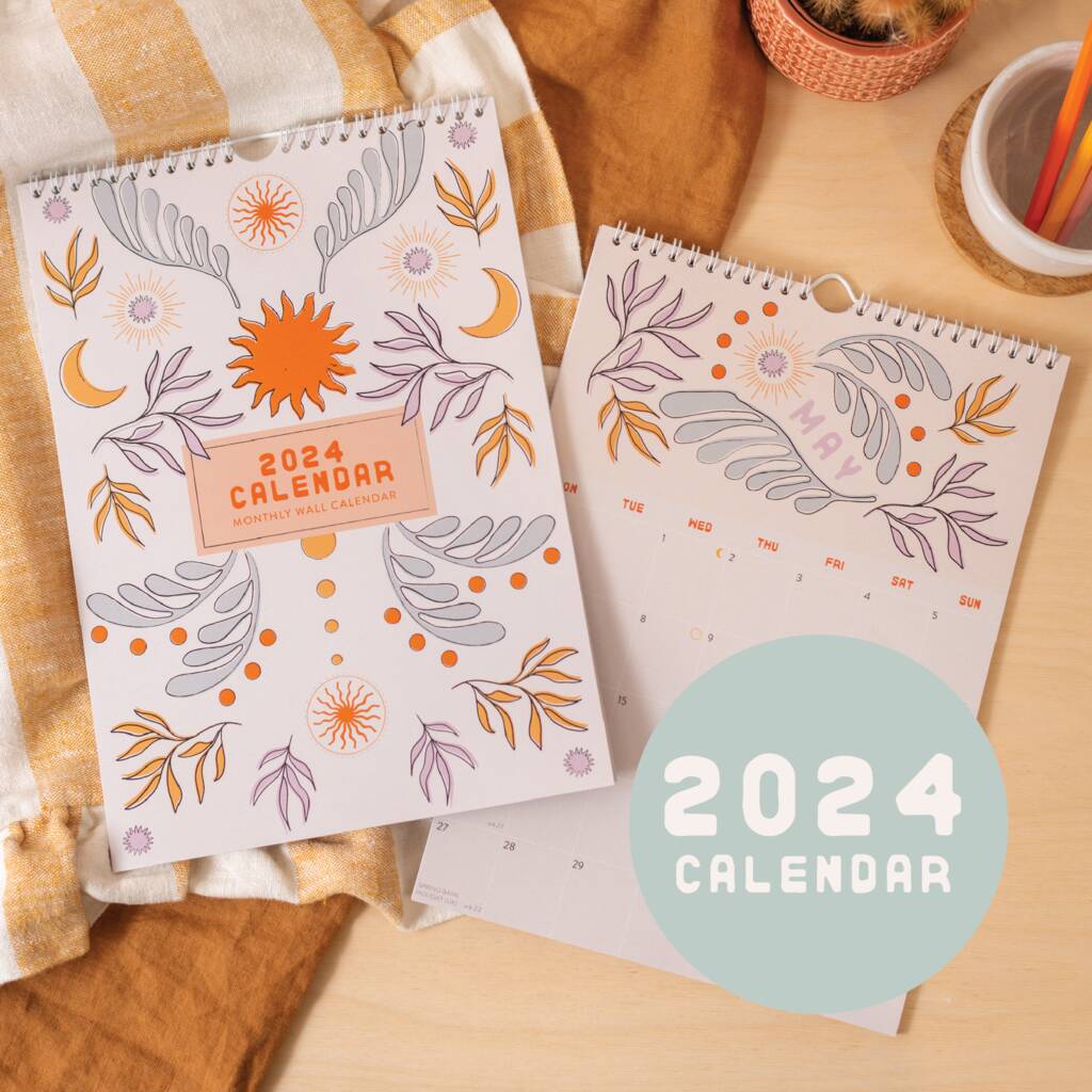2024 Calendar | Down To Earth | A4 By Good Tuesday