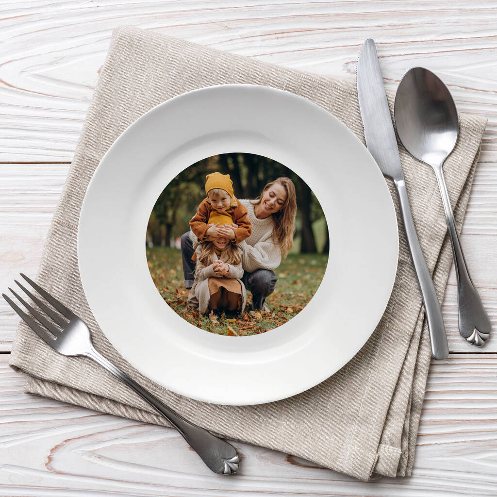 Personalised Photo Plate By JUNGLEY