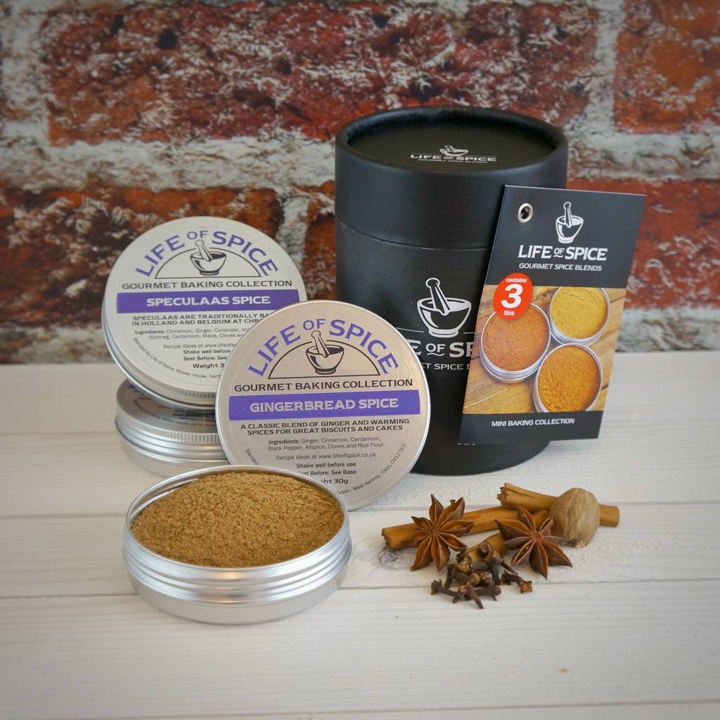 mini baking spice collection by life of spice | notonthehighstreet.com