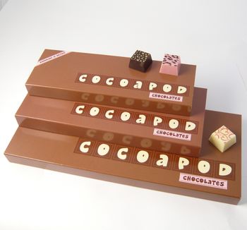 Personalised Engagement Chocolate Gift By Cocoapod Chocolates ...