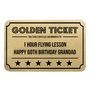 Personalised Giant Golden Ticket Gift Voucher By Ellie Ellie ...