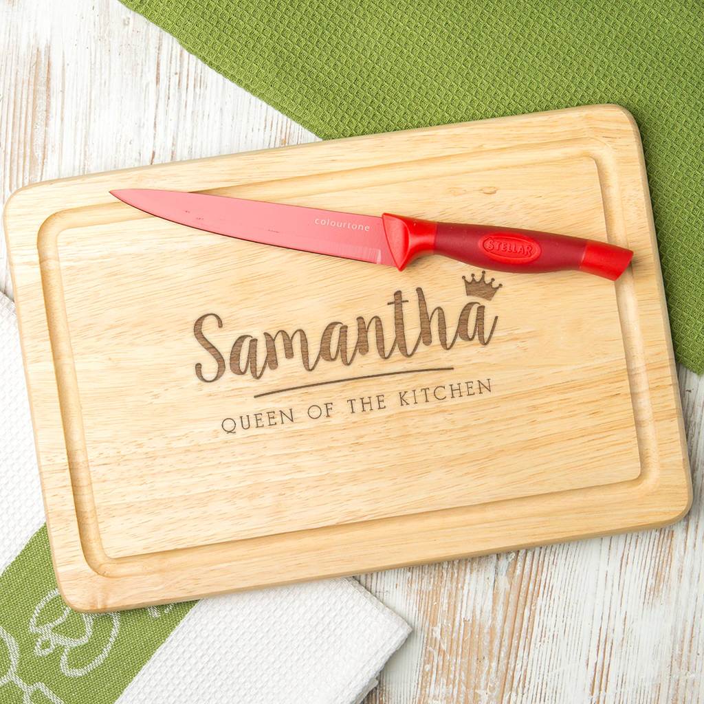 personalised baking board for her by dust and things ...