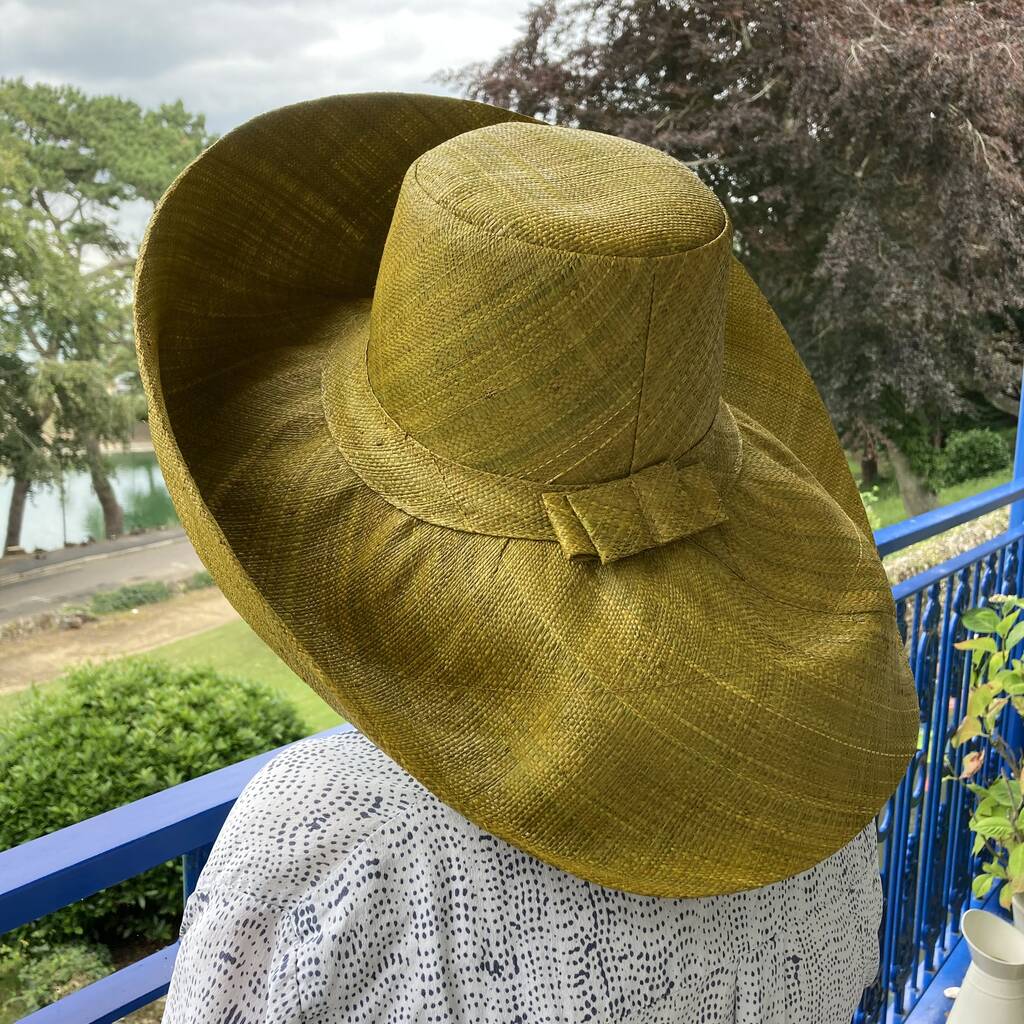 Large Brim Fold Up Straw Hat By Plum & Ivory | notonthehighstreet.com
