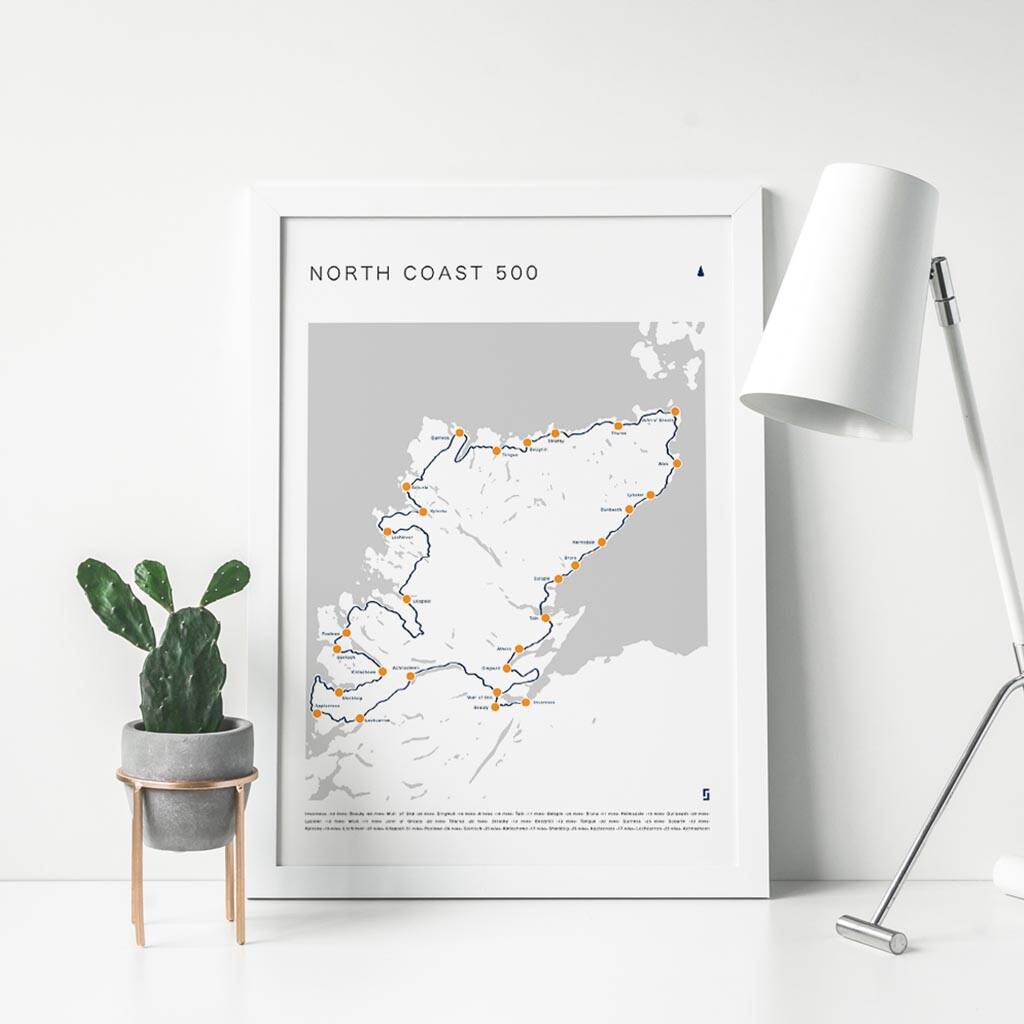 North Coast 500 Personalised Print Nc500 By Replay Prints ...